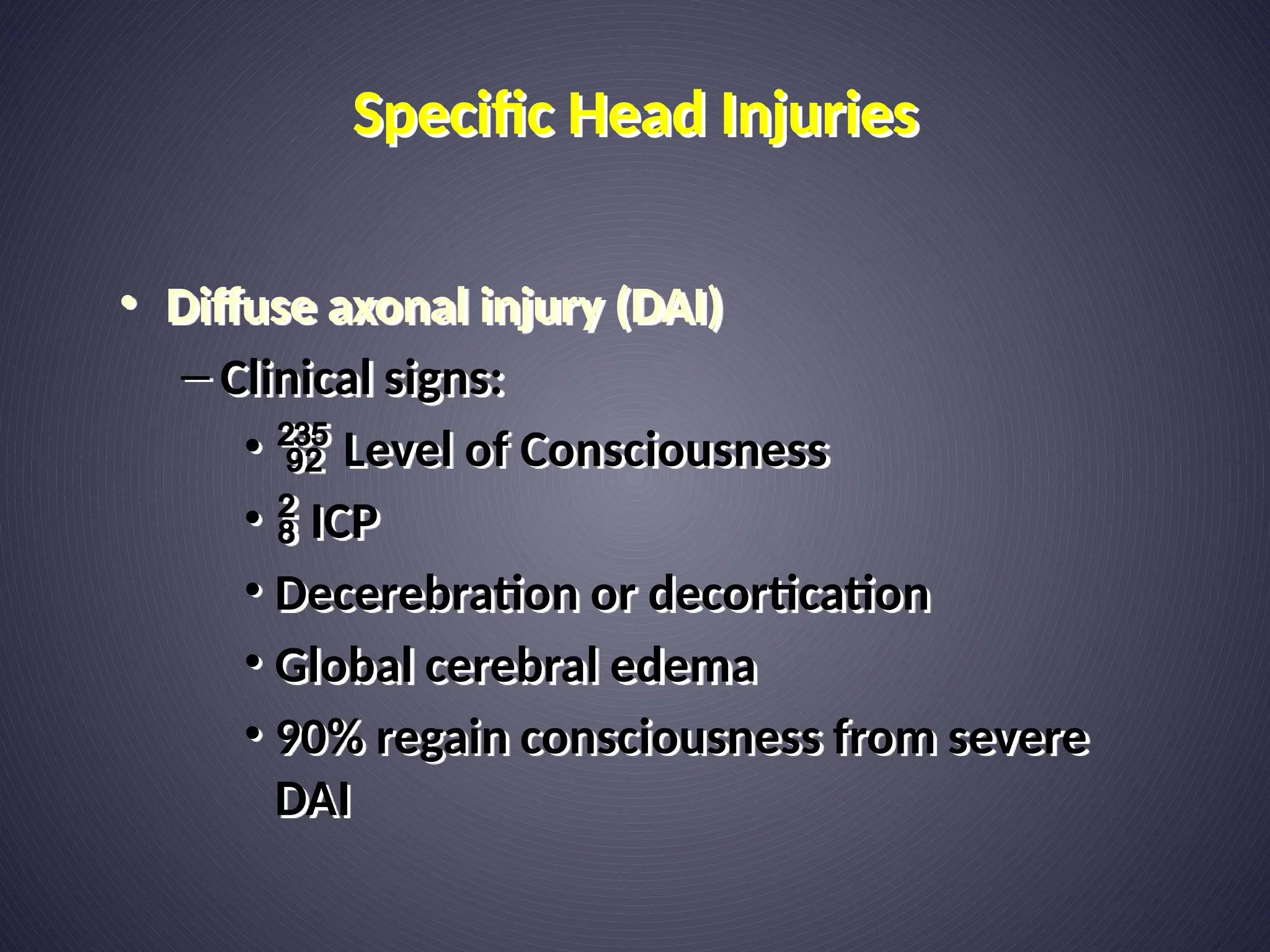 head trauma part 1.powerpoint presentation | PPTX