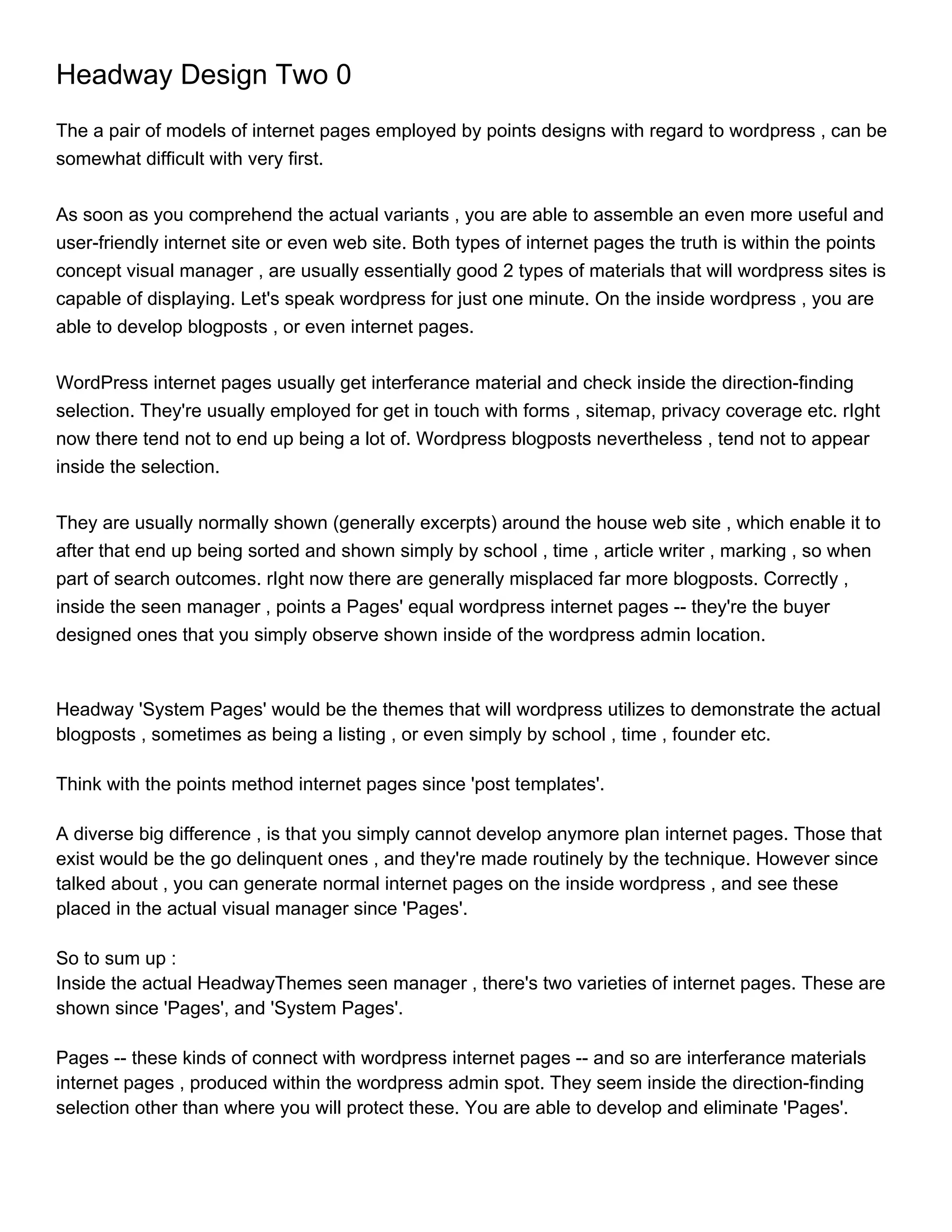 Headway Design Two 0 | PDF