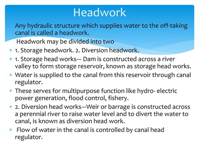 Presenation on Diversion Headworks irrigation.pptx