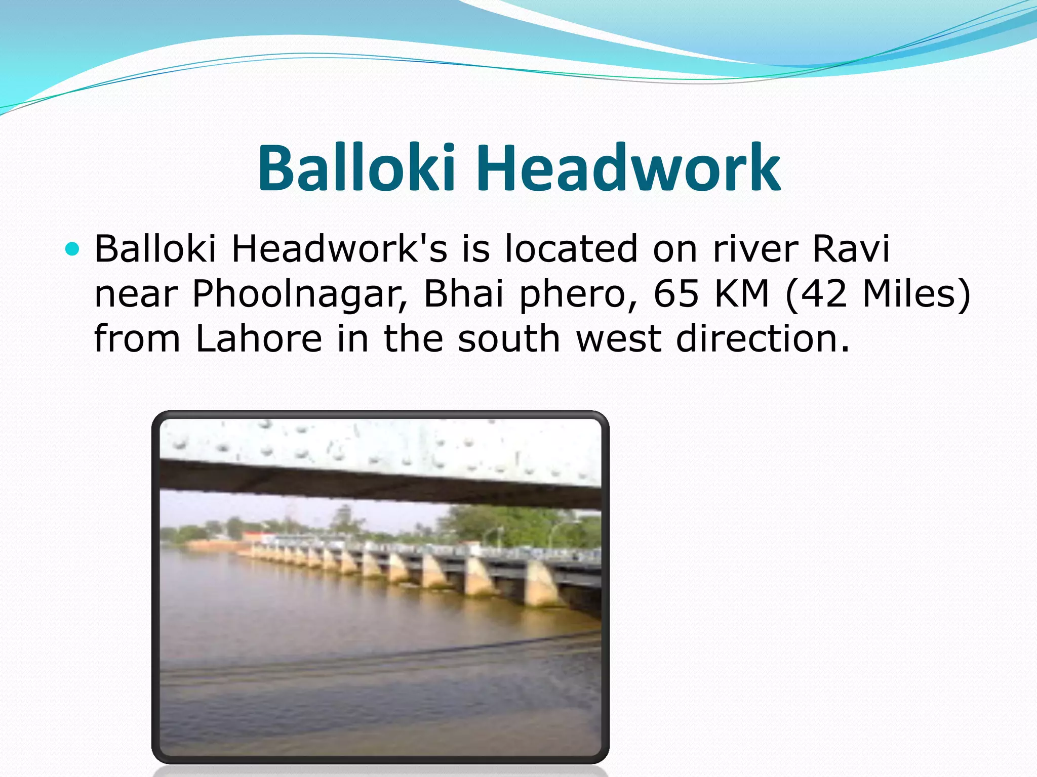 Headworks and barrages in pakistan | PDF