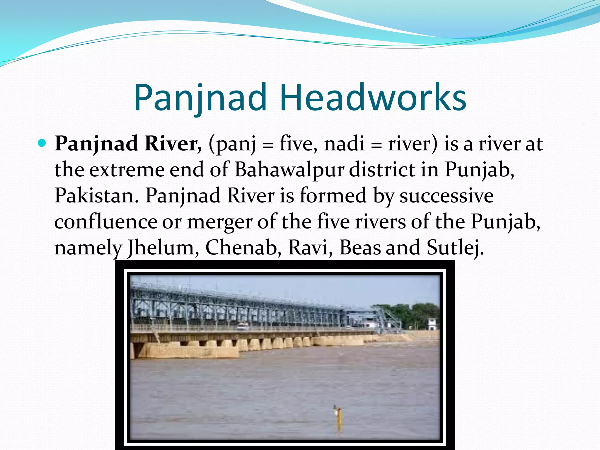 Headworks and barrages in pakistan | PDF