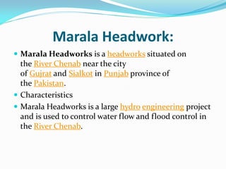 Headworks and barrages in pakistan | PDF