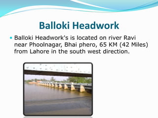 Headworks and barrages in pakistan | PDF