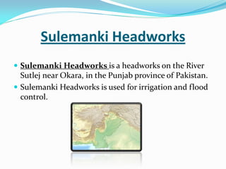 Headworks and barrages in pakistan | PDF