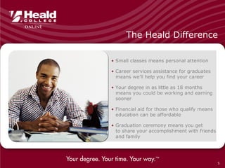 Heald Online - College Planning Session | PPT