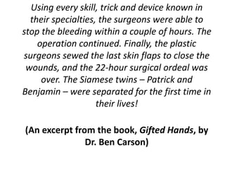 Healed Wounds | PPTX