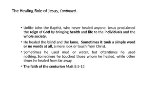 Healer of life(Jesus Christ ) PPT.pptx