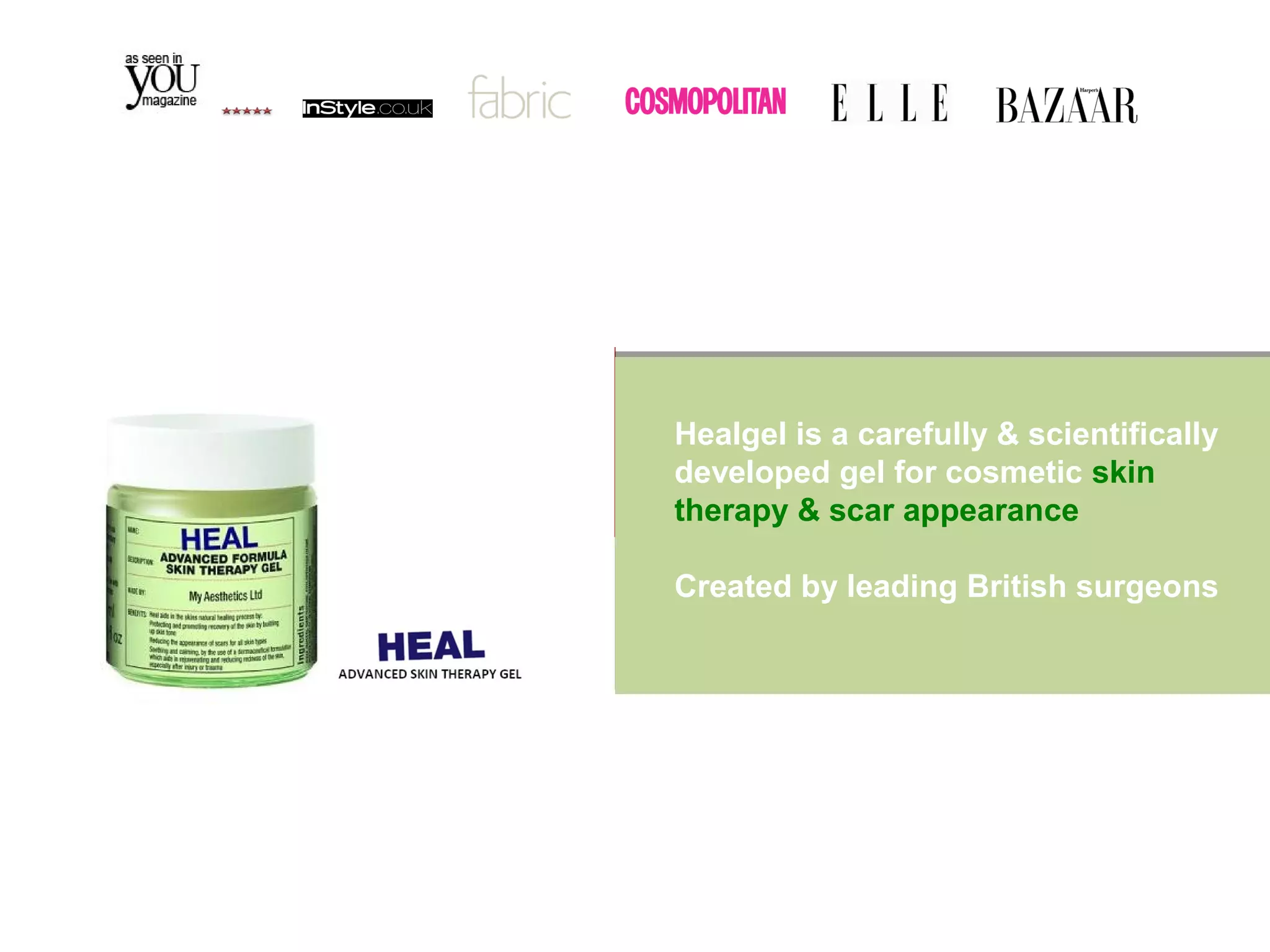 Heal gel presentation | PDF