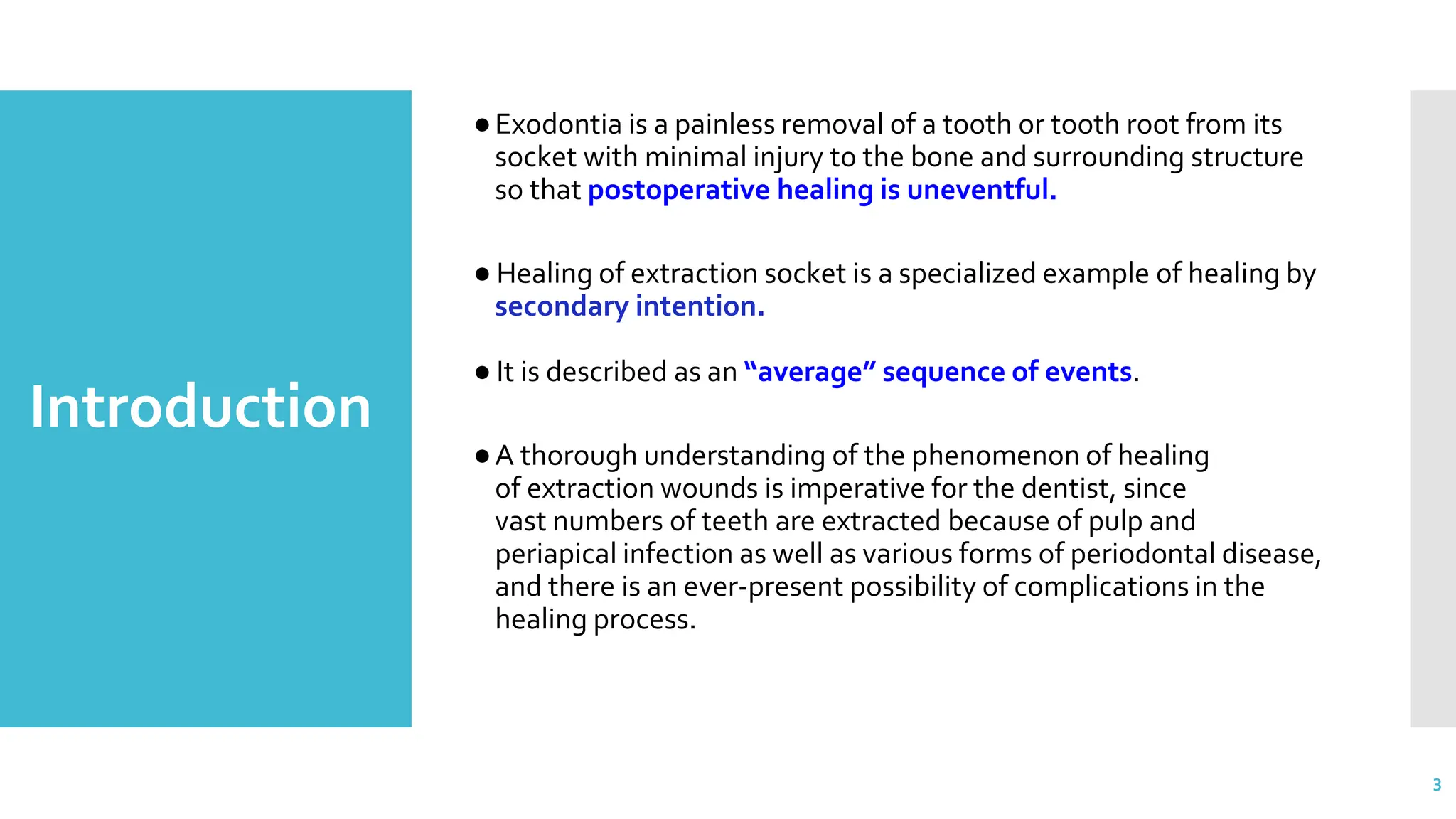 healing of extraction socket power point presentation | PPTX
