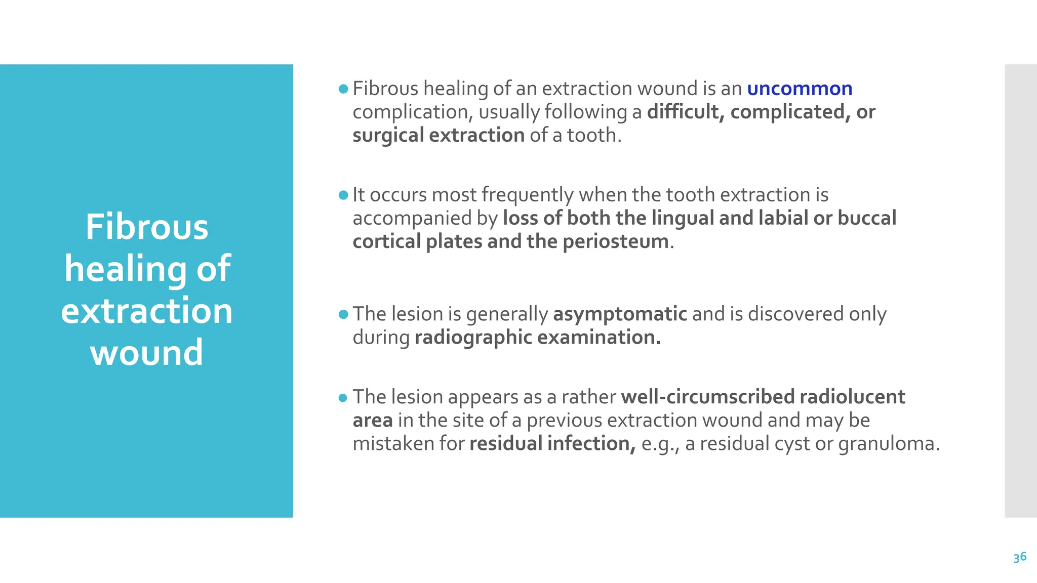 healing of extraction socket power point presentation | PPTX | Dental ...