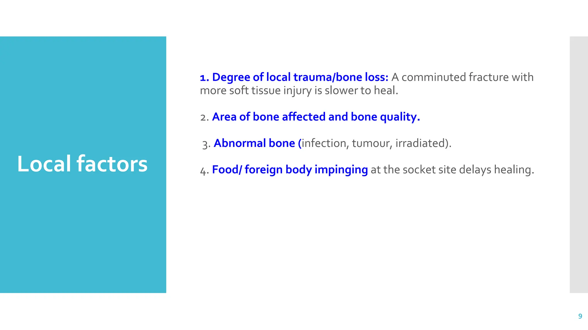 healing of extraction socket power point presentation | PPTX
