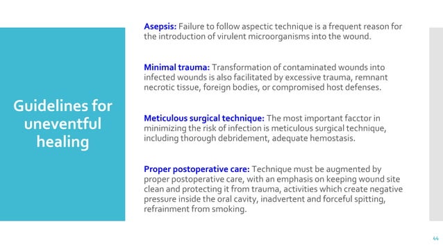 healing of extraction socket power point presentation | PPTX | Dental ...