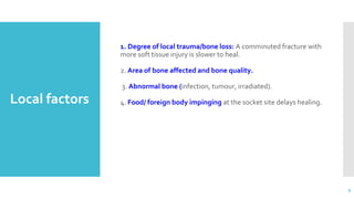 healing of extraction socket power point presentation | PPTX