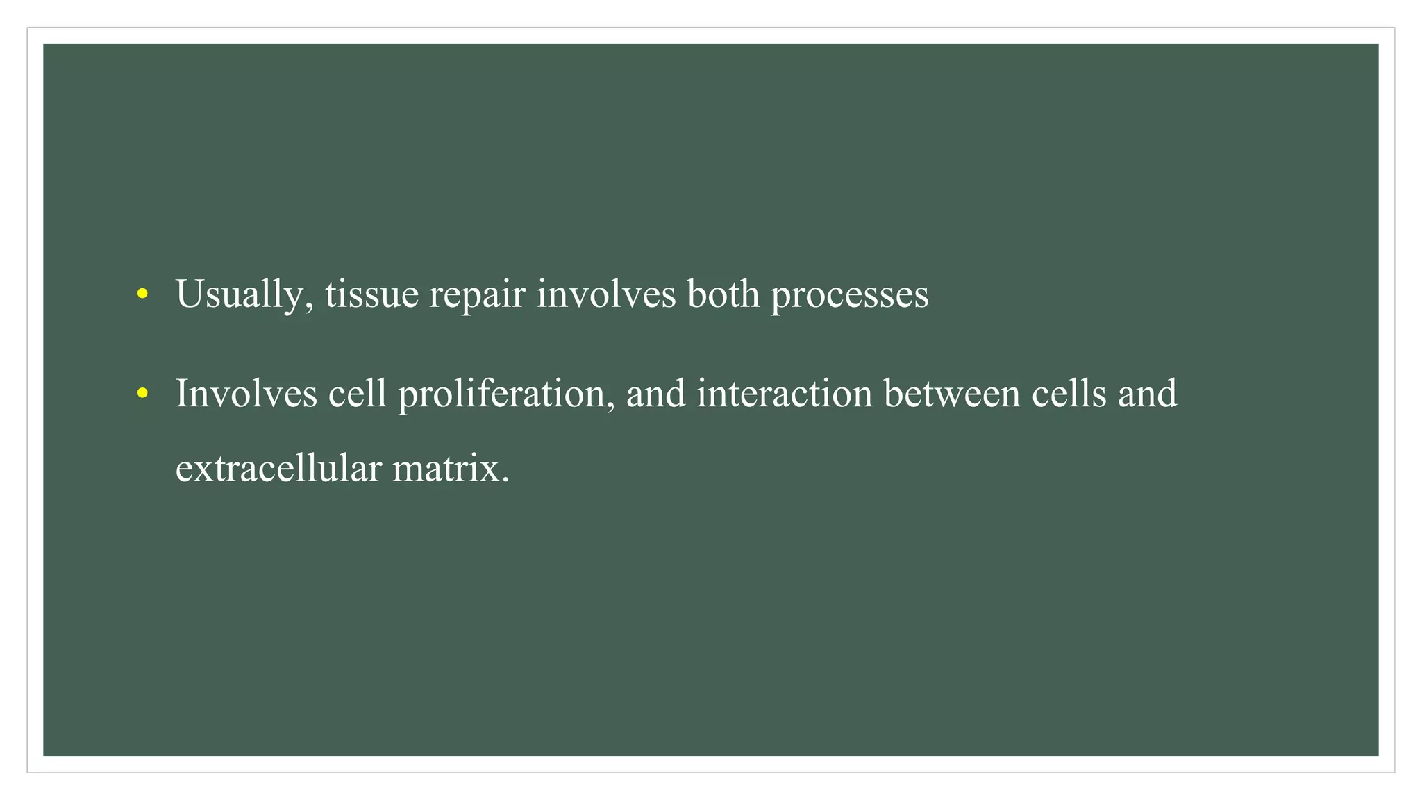 Healing and repair | PPTX