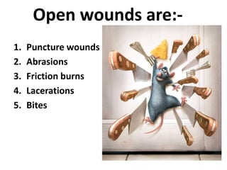 Healing of an open wound | PPTX