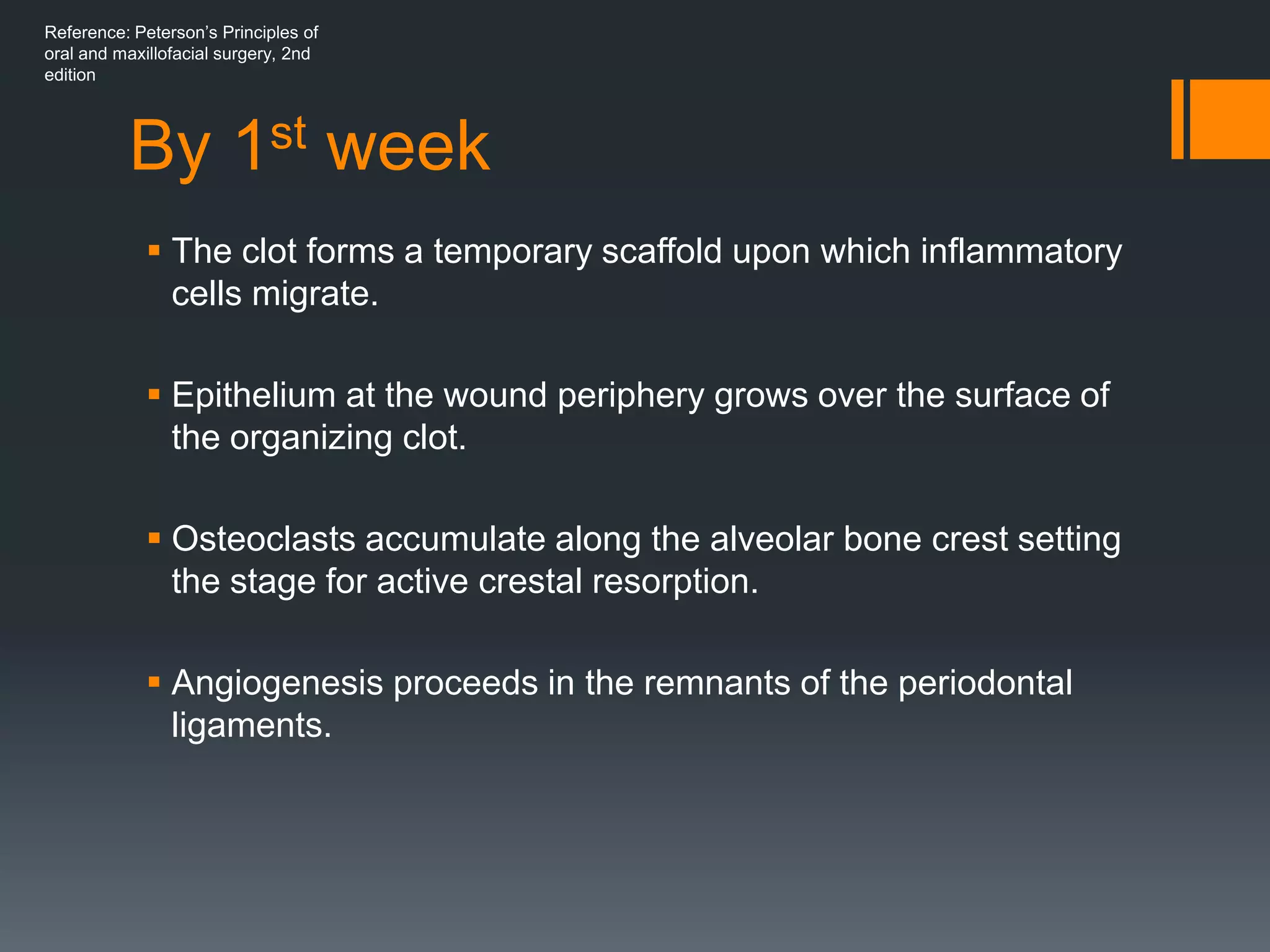 Healing of extraction wound | PPTX