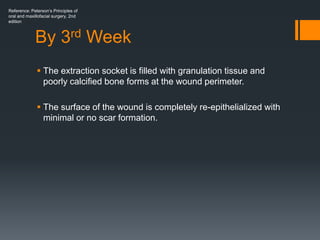 Healing of extraction wound | PPTX