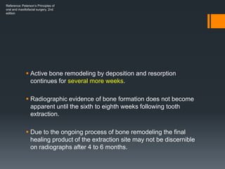 Healing of extraction wound | PPTX