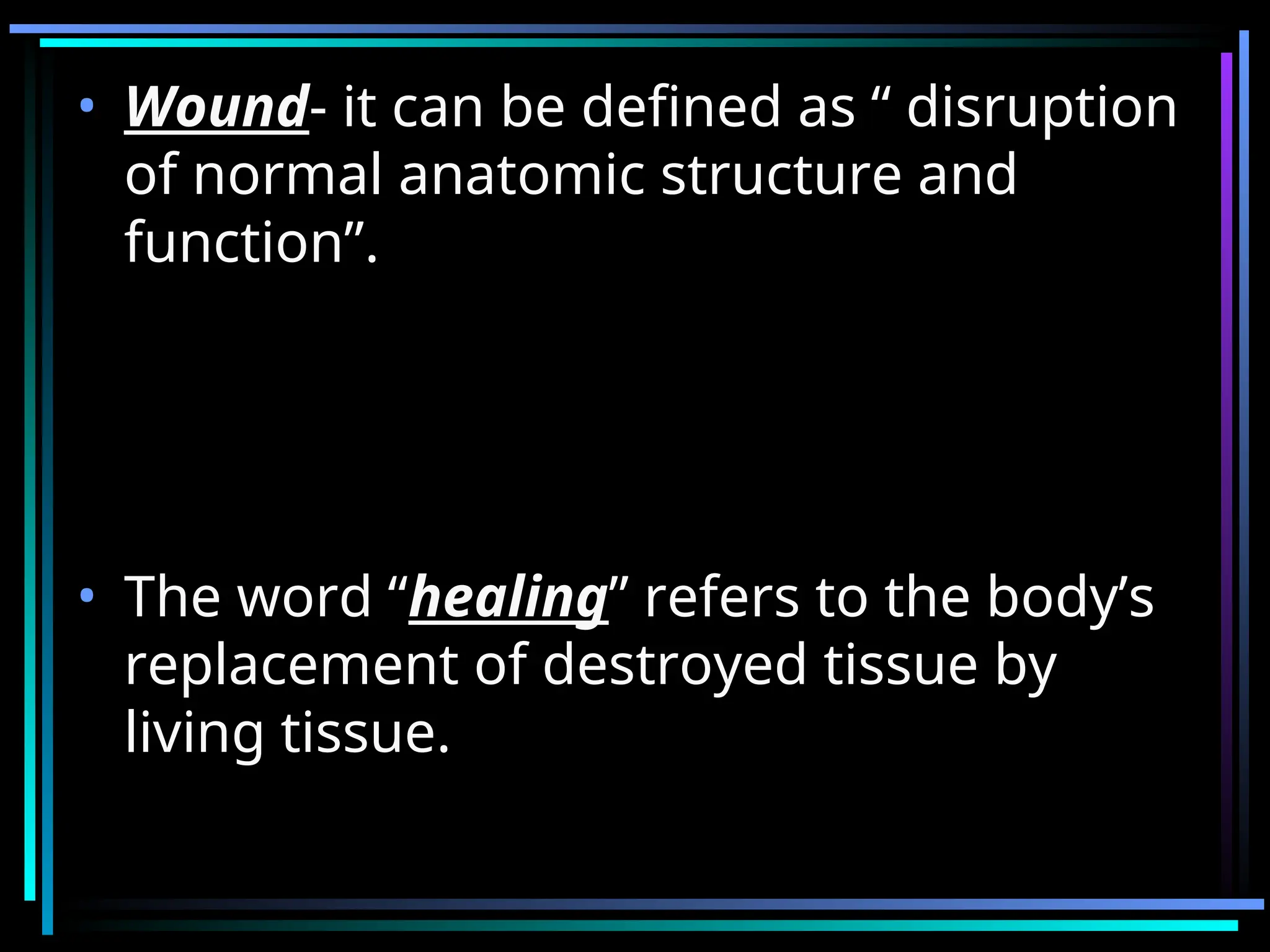 Healing of oral wounds modified in oral cavity | PPT