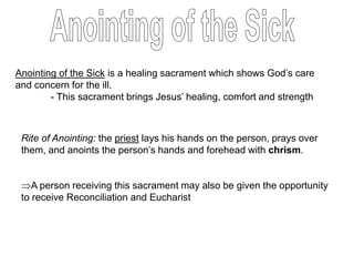 Healin gsacraments | PPT