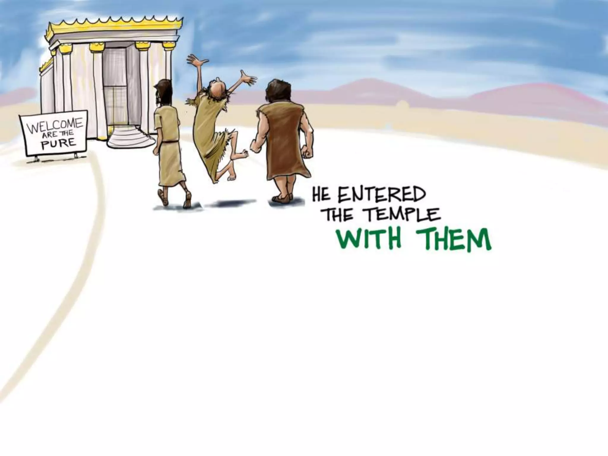 Healing the beggar | An Illustrated Sermon on Acts 3:1-10 | PPTX