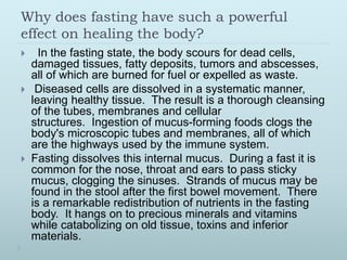 Healing through fasting | PPTX