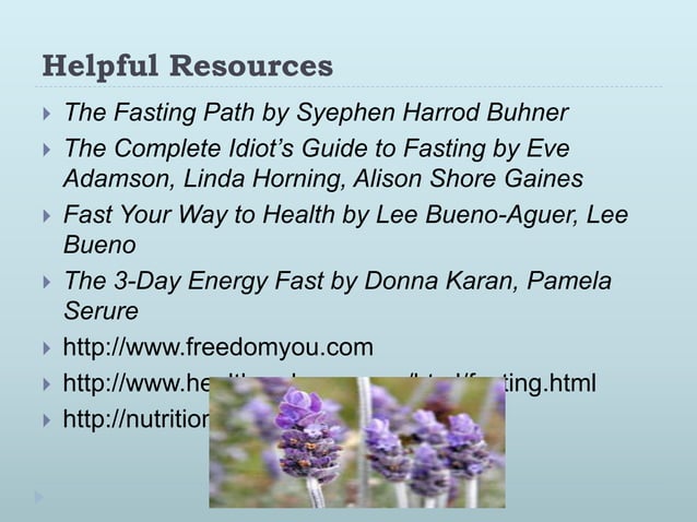 Healing through fasting | PPTX