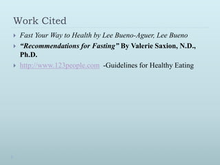 Healing through fasting | PPTX