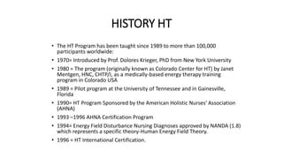 HEALING TOUCH - WELLNESS AND LONGEVITY.ppt
