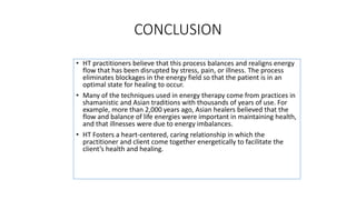 HEALING TOUCH - WELLNESS AND LONGEVITY.ppt