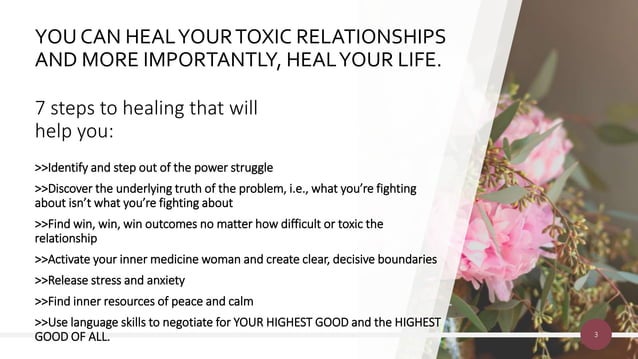 Healing Toxic Relationships | PPT