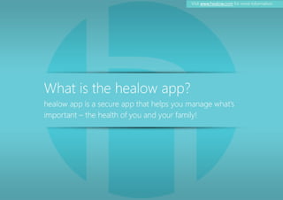 Healow Brochure | PPT