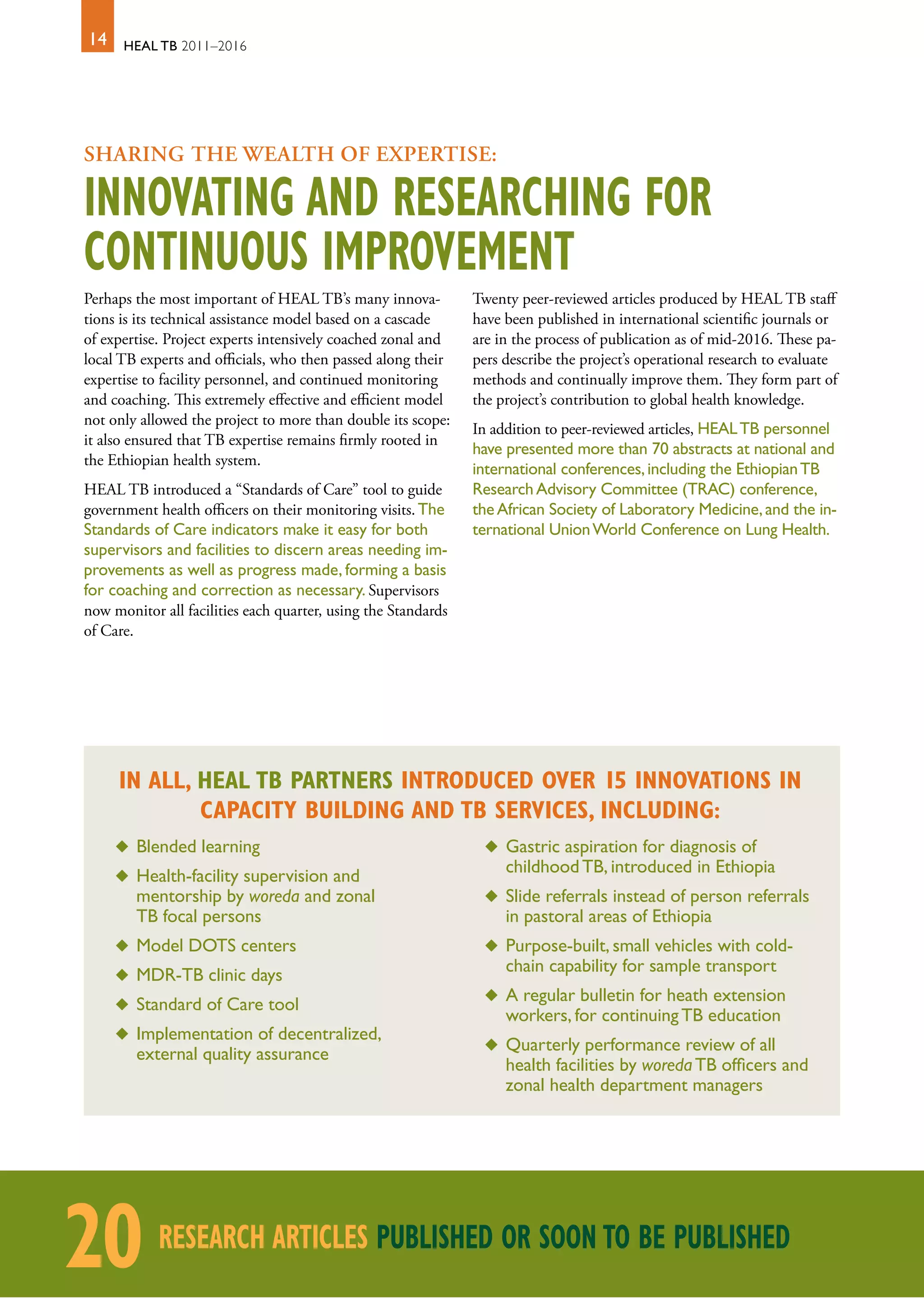 HEAL TB, Ethiopia, summary report | PDF