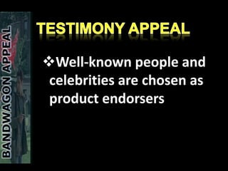Testimony Appeal Examples