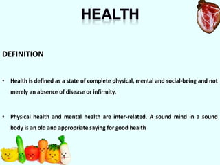 Health and mental health | PPTX