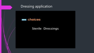 Safety and First Aid: Dressing and Bandaging Techniques | PPTX