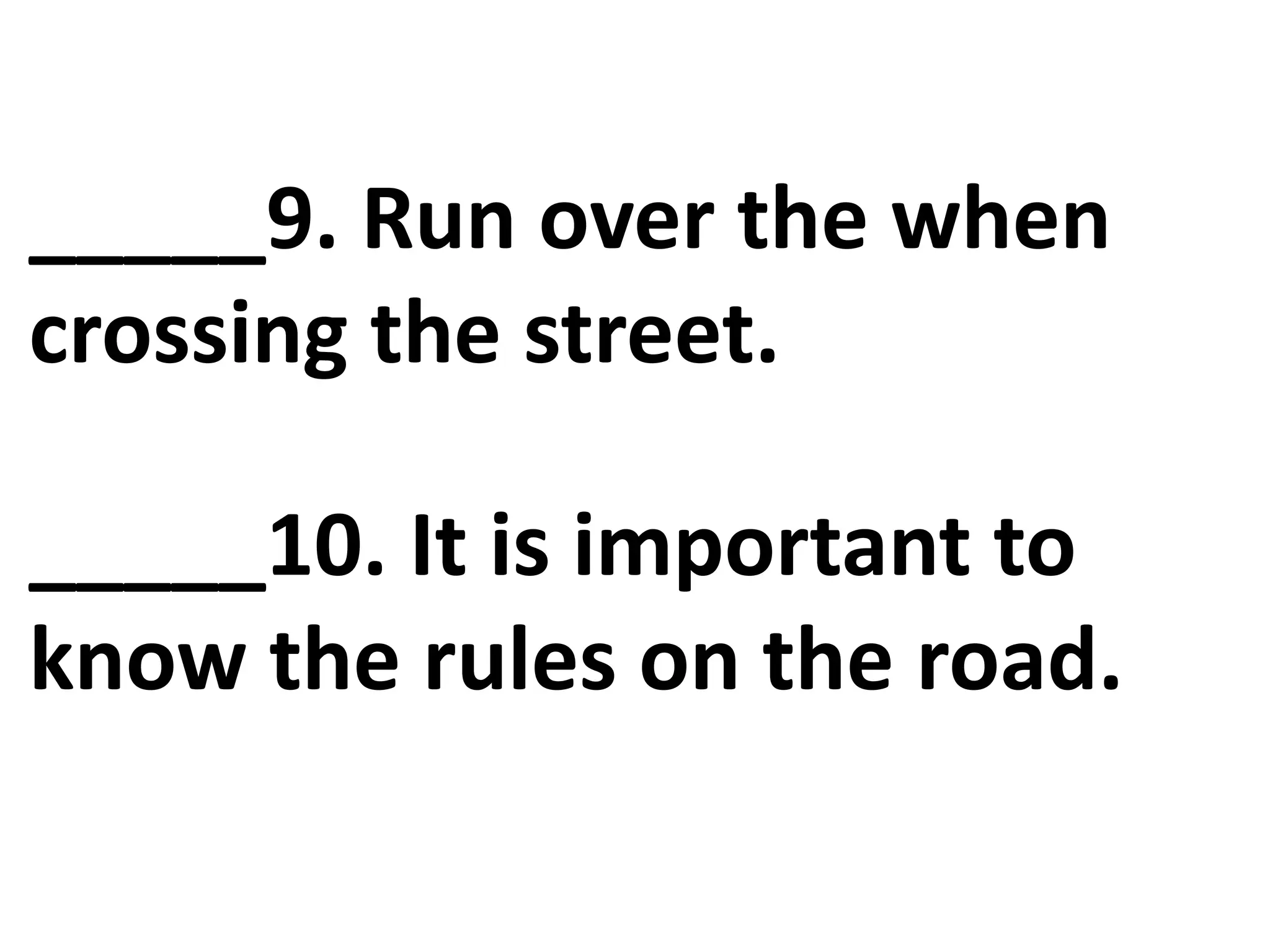 health street Signs, Road Safety grade 3.pptx