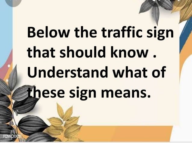 health street Signs, Road Safety grade 3.pptx | Auto Safety | Automotive