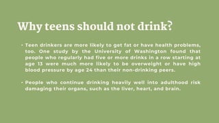 Health for Grade 5 learners, topic about alcohol | PPTX