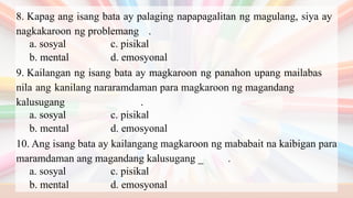 hEALTH-5-Q1-W6.pptx lesson for grade 5 learners | PPTX