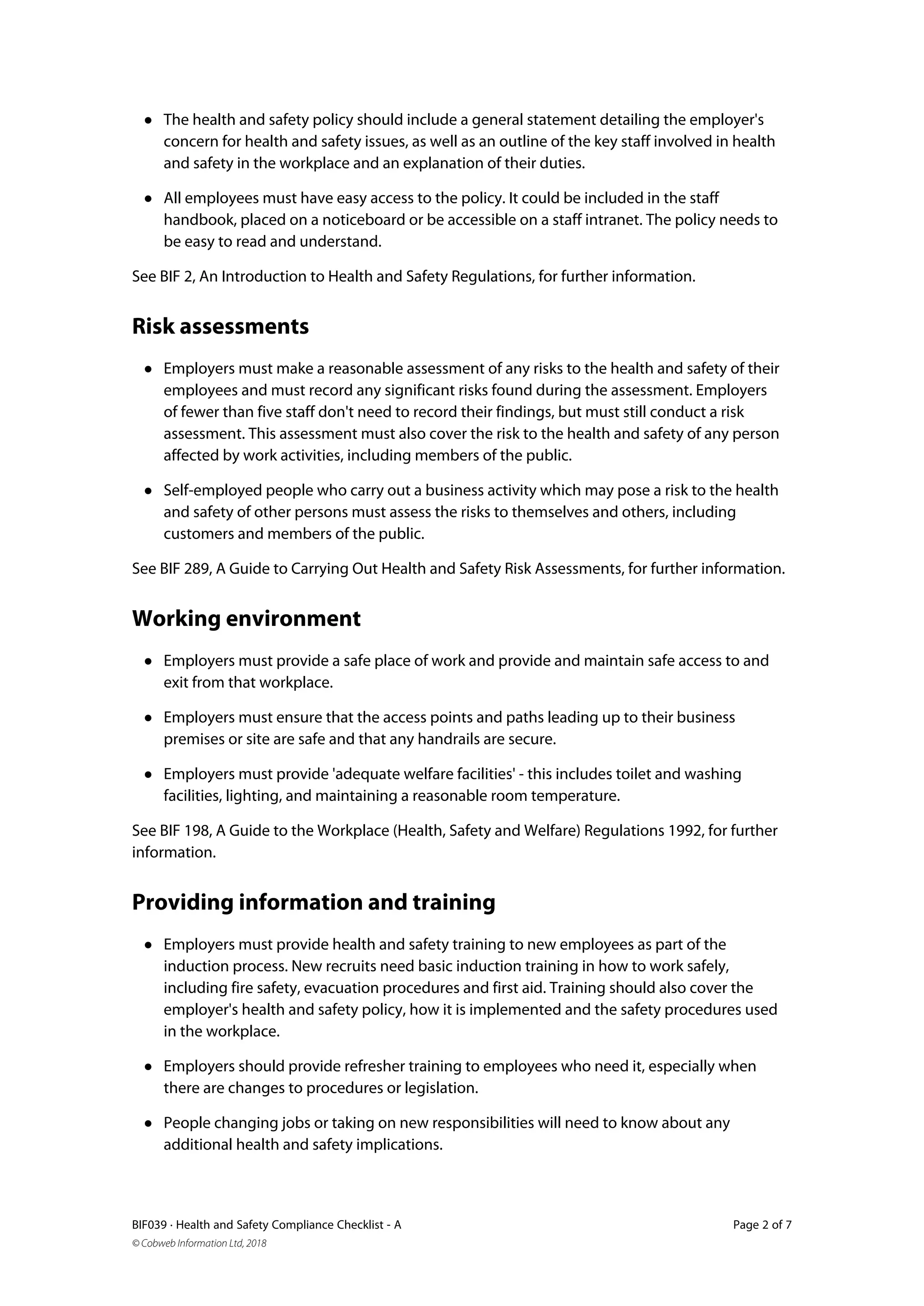 Health and-safety-compliance-checklist-a | PDF