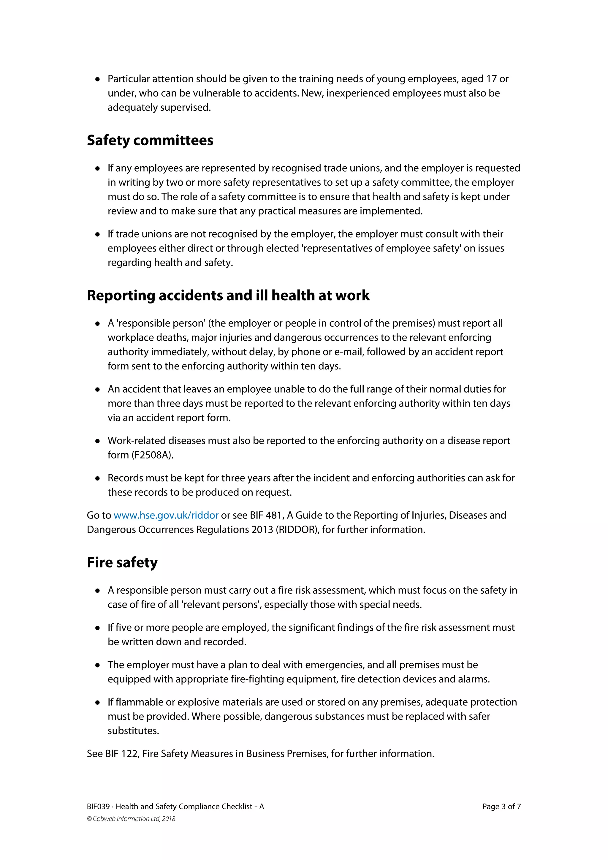 Health and-safety-compliance-checklist-a | PDF