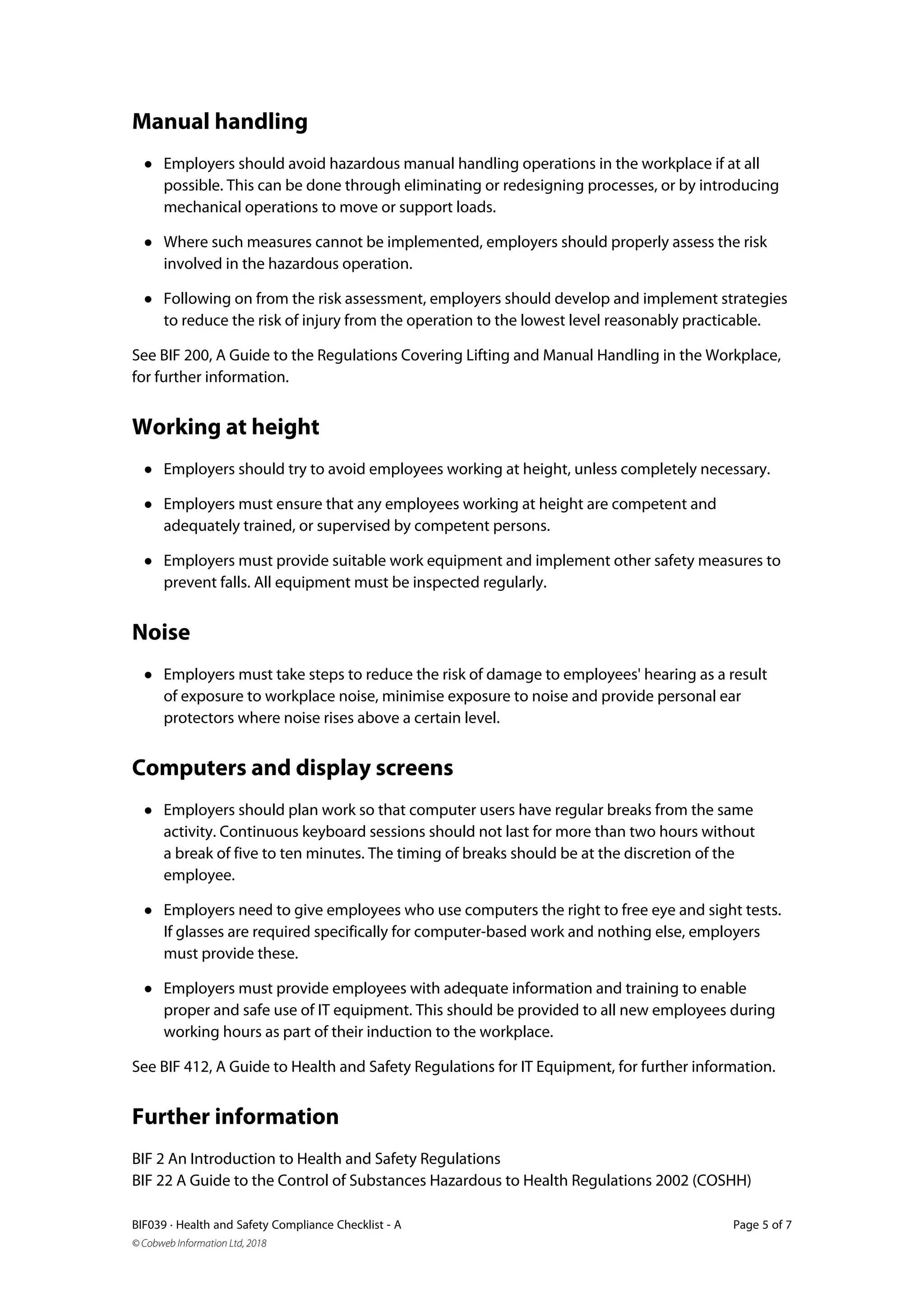 Health and-safety-compliance-checklist-a | PDF