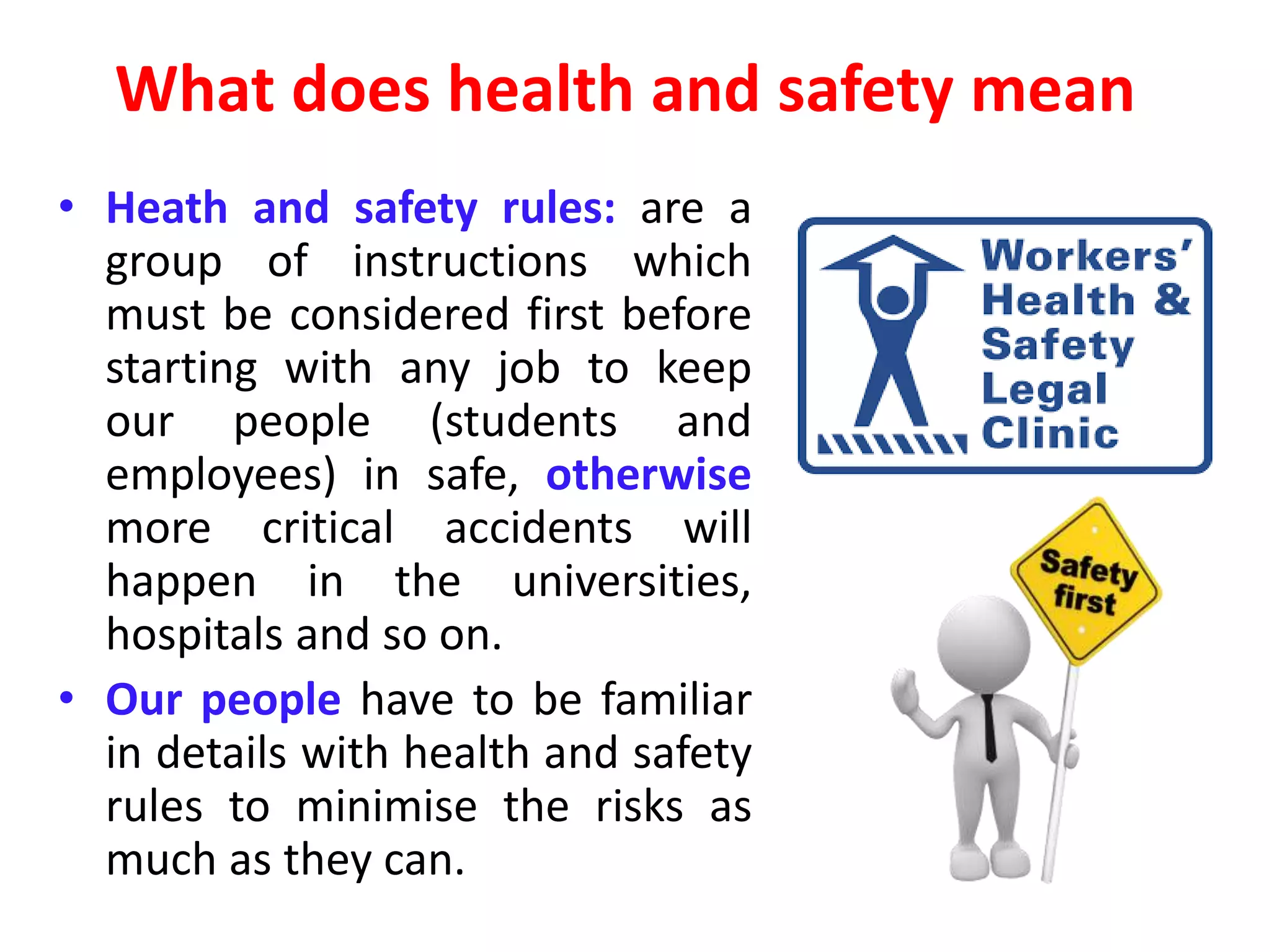 Health and-safety-rules in the medical lab | PPTX