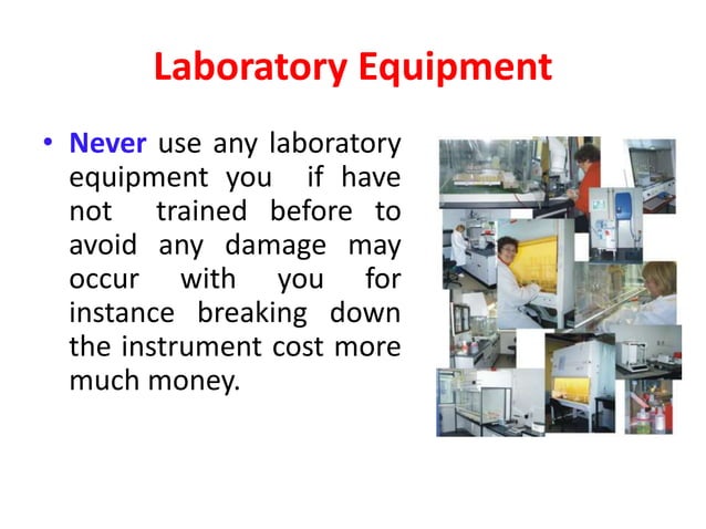 Health and-safety-rules in the medical lab | PPT