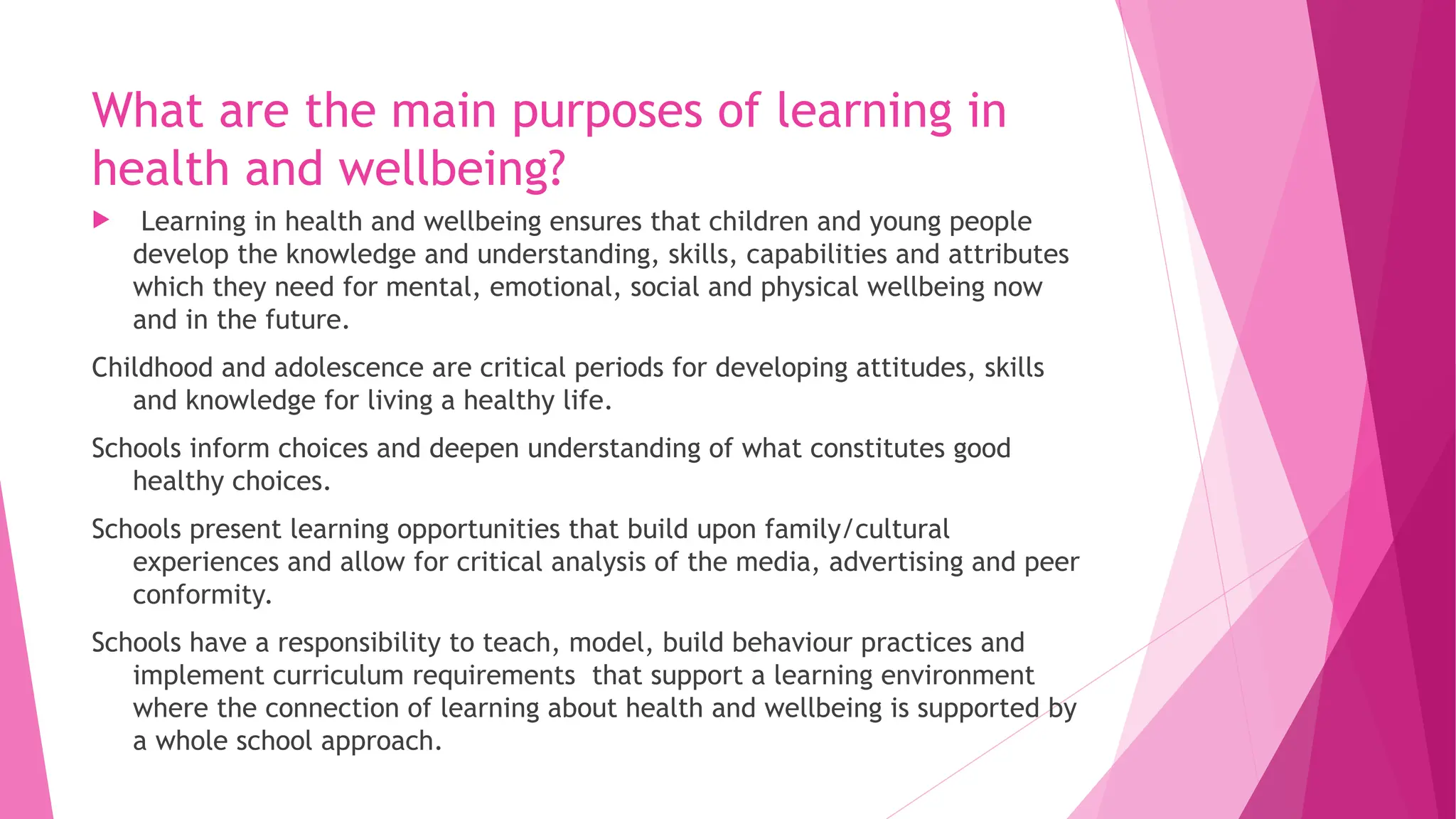 health and-wellbeing-presentation how they are related | PPT