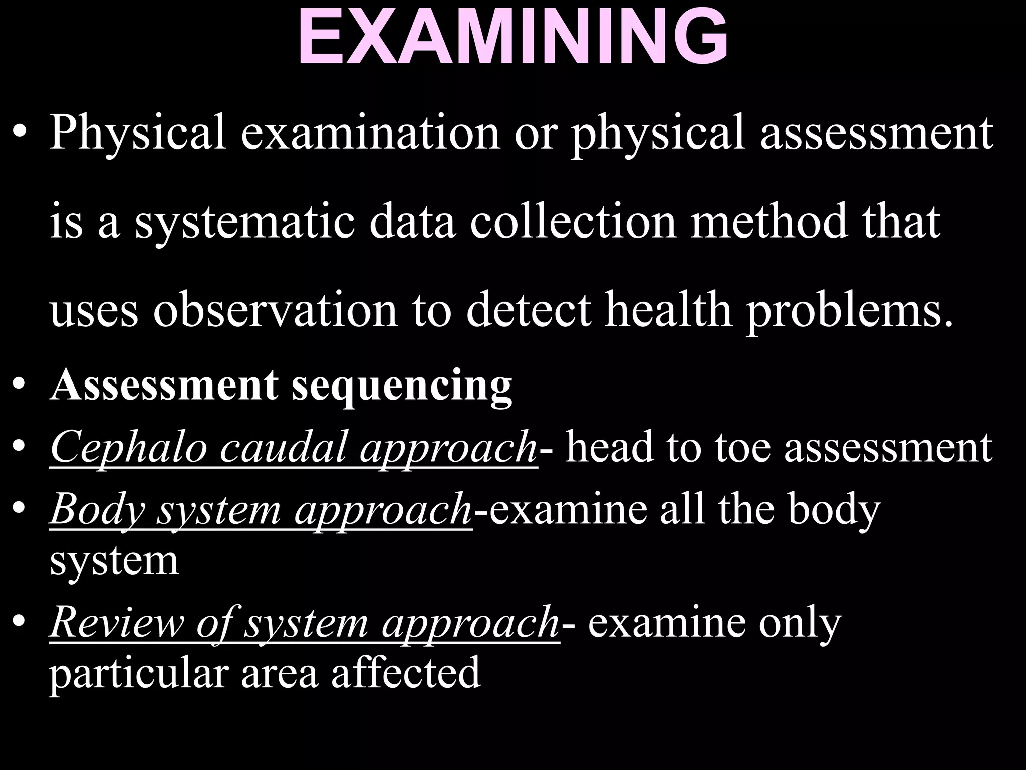Health assessment | PPTX