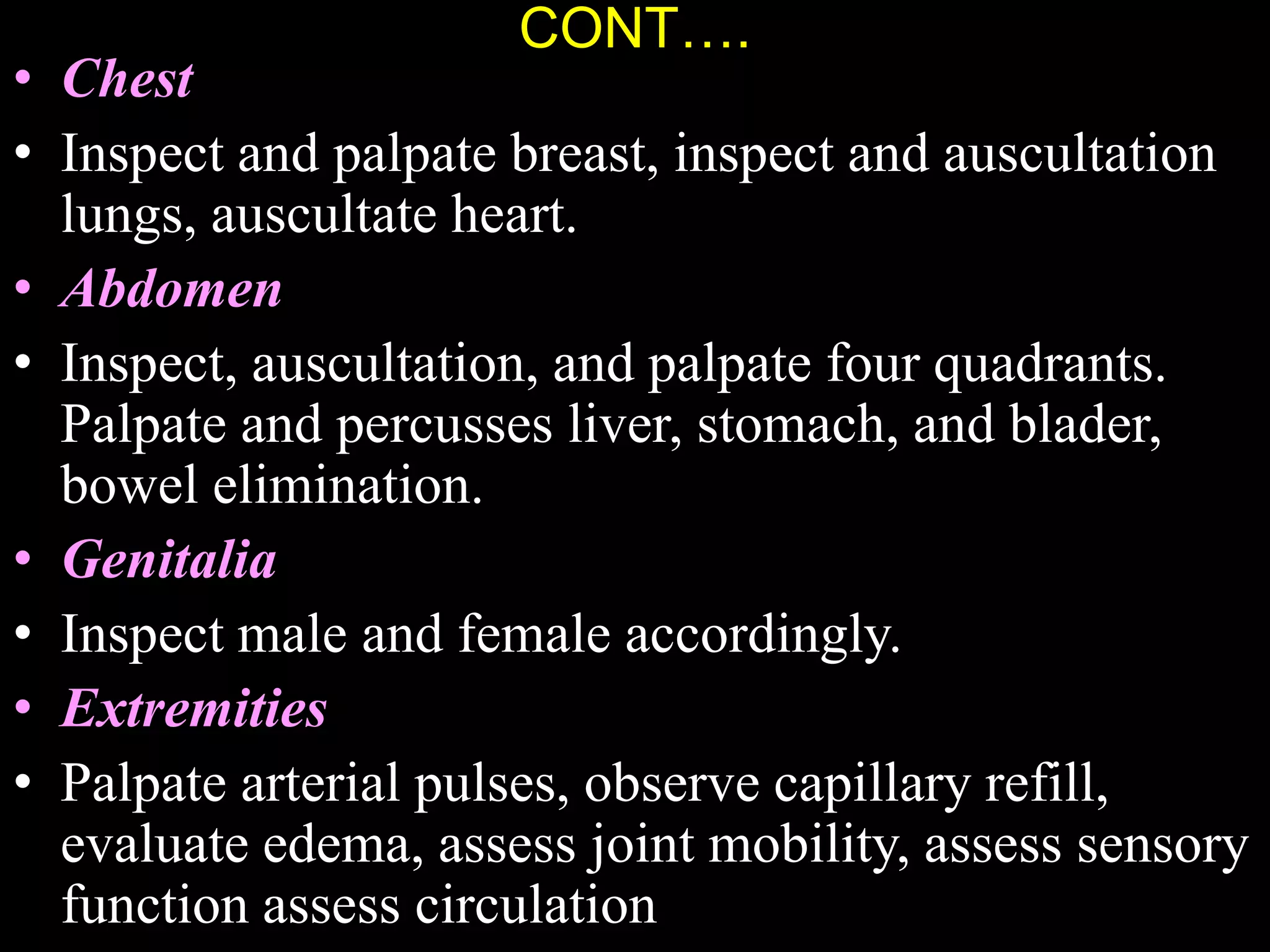 Health assessment | PPTX