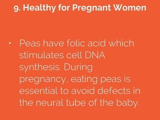 Health Benefits of Peas | PPT