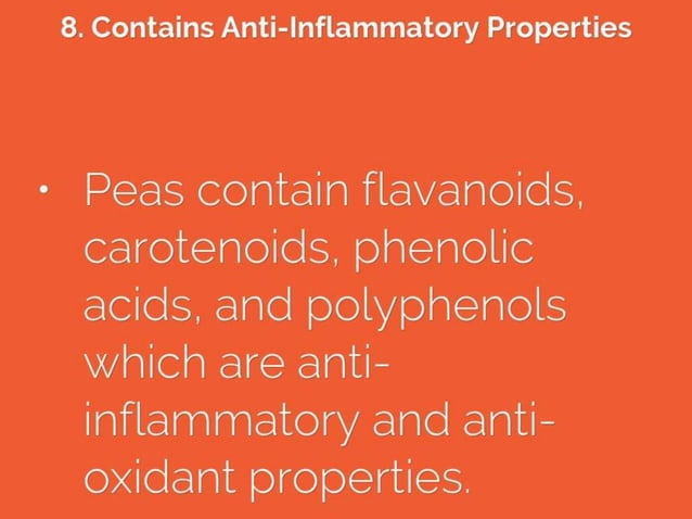 Health Benefits of Peas | PPT | Free Download